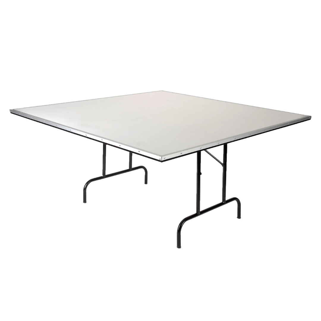 70” Square Glassliner Folding Banquet Table